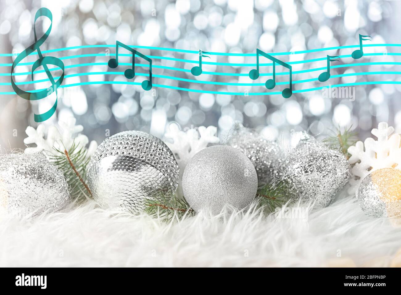 Musical notes decorations hi-res stock photography and images - Alamy