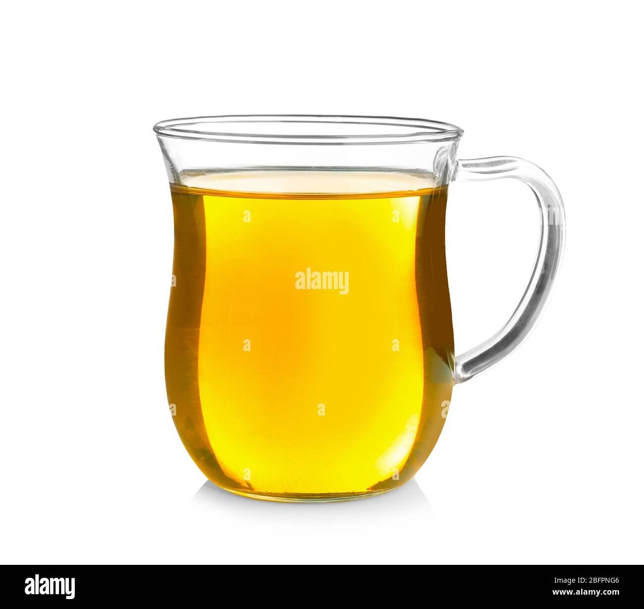 Glass cup of cooking oil on white background Stock Photo - Alamy