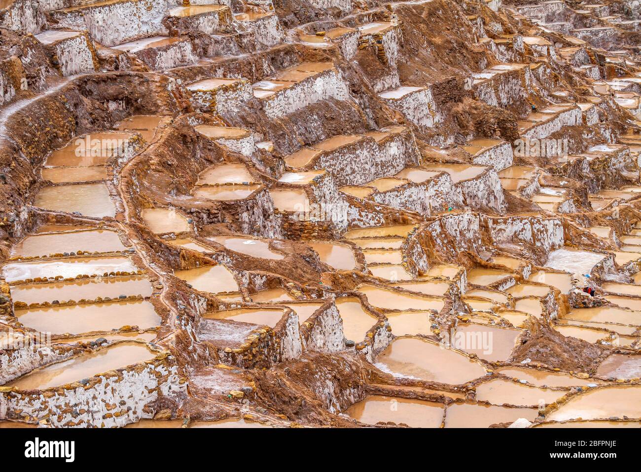 Inca salt works, Sacred Valley, Peru Stock Photo - Alamy