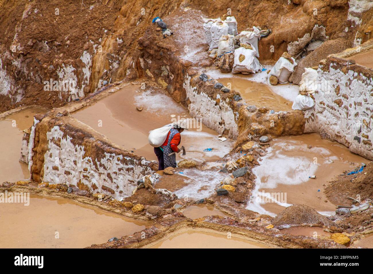 Inca salt works, Sacred Valley, Peru Stock Photo - Alamy