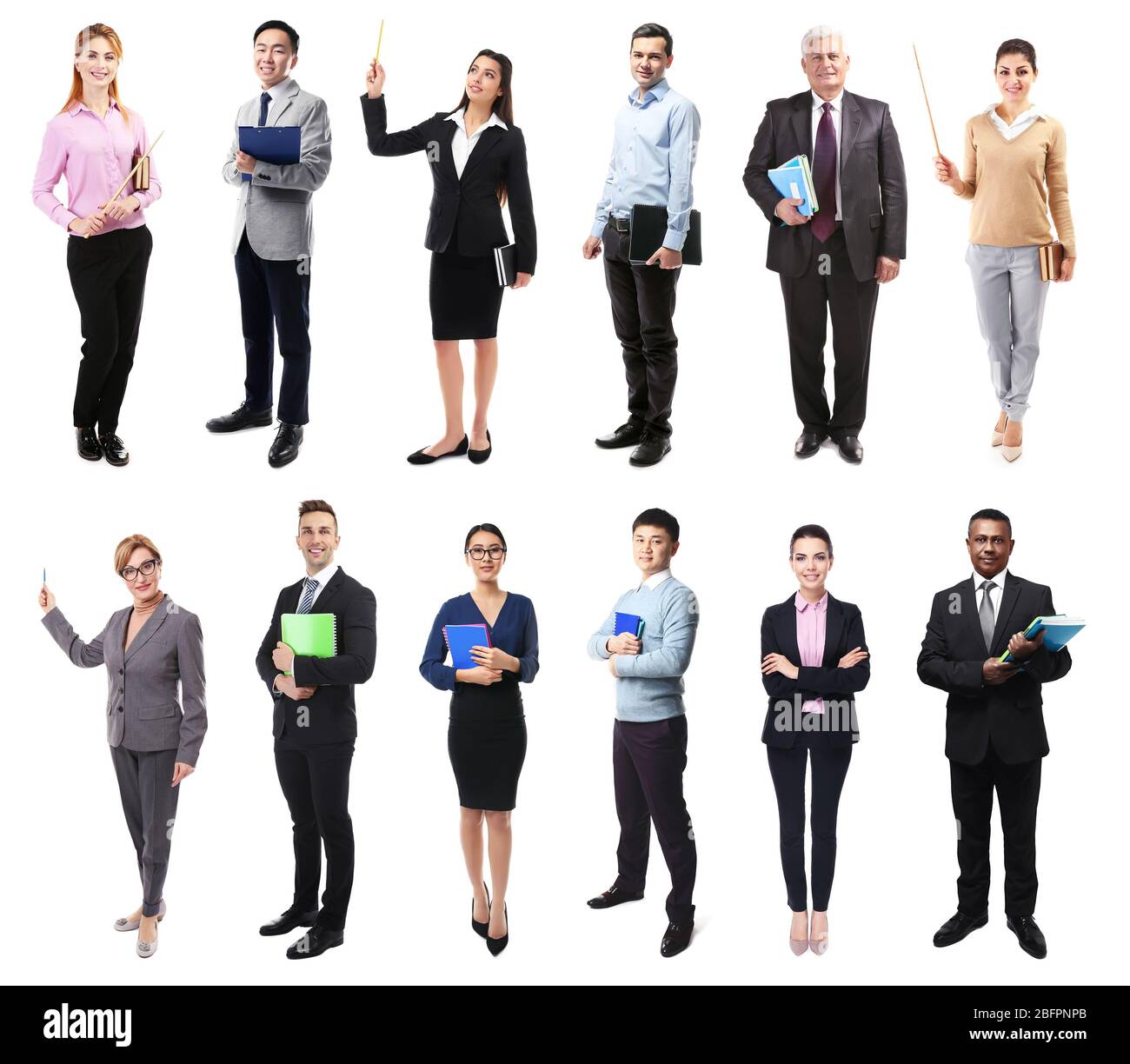 Male female school teachers Cut Out Stock Images & Pictures - Alamy