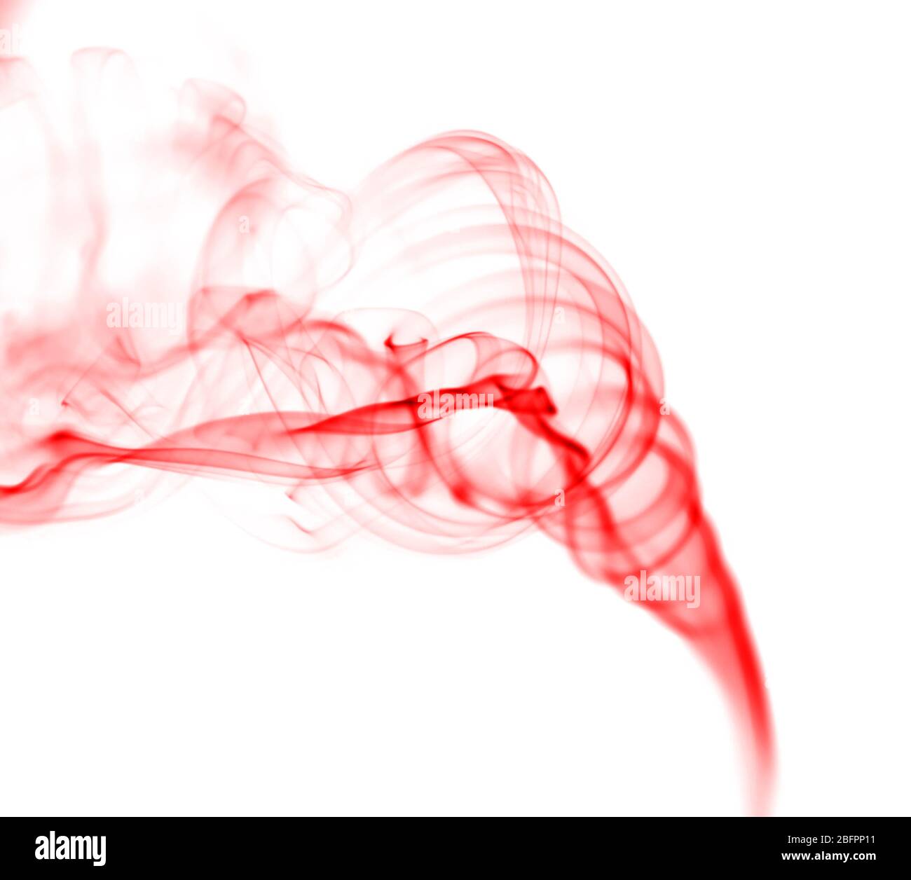 White dense smoke on red hi-res stock photography and images - Alamy