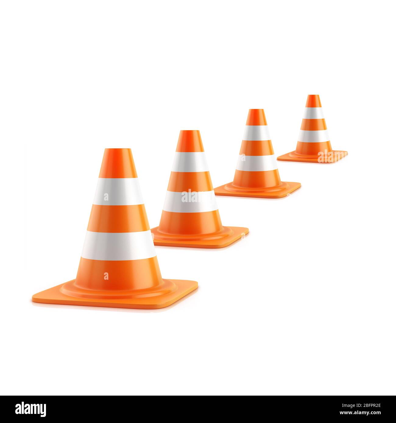 Road construction highway traffic Cut Out Stock Images & Pictures - Alamy