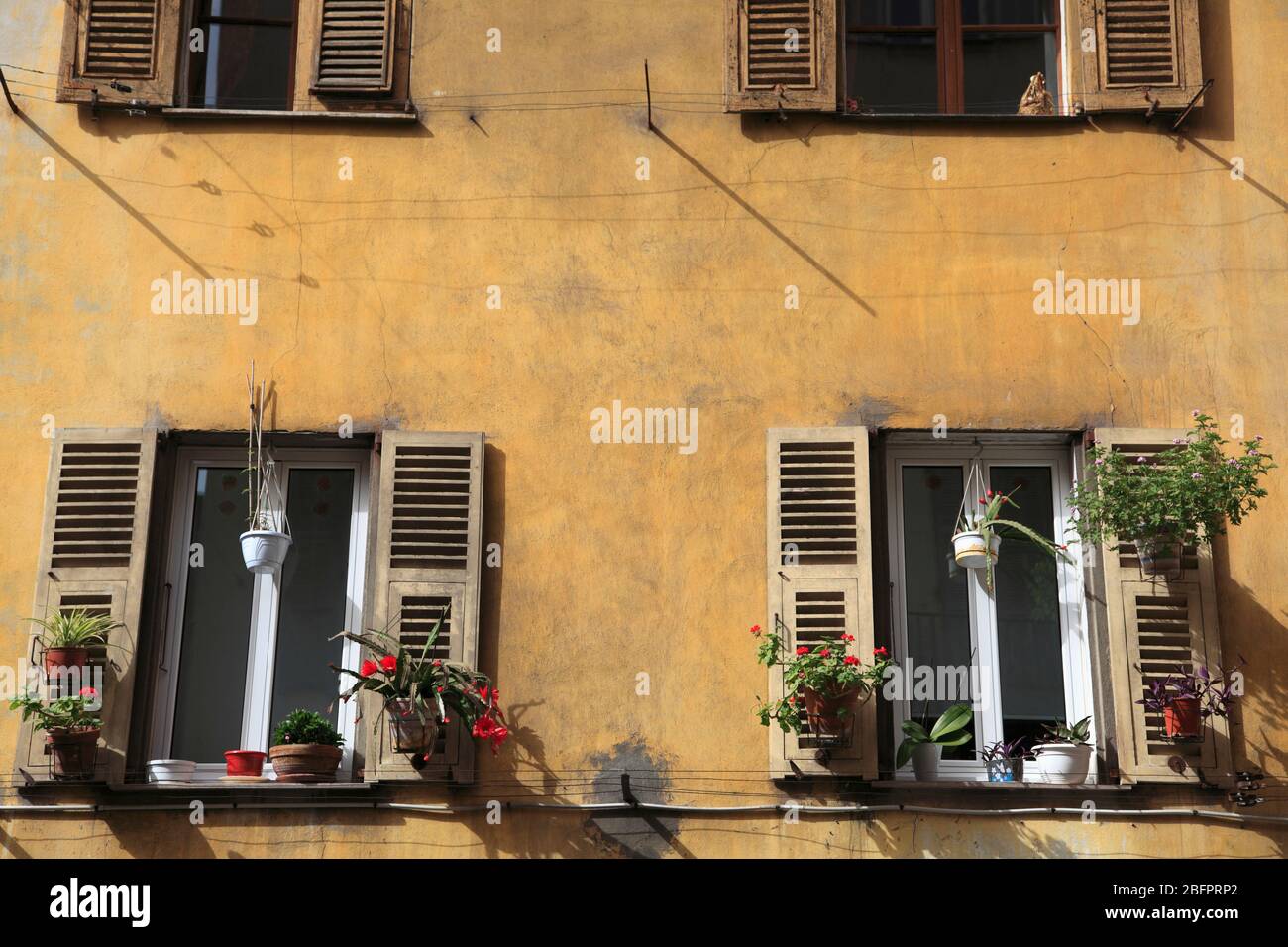Old french windows hi-res stock photography and images - Alamy