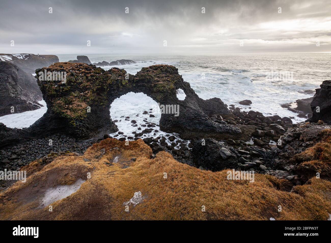 Arnastapi sea arch hi-res stock photography and images - Alamy