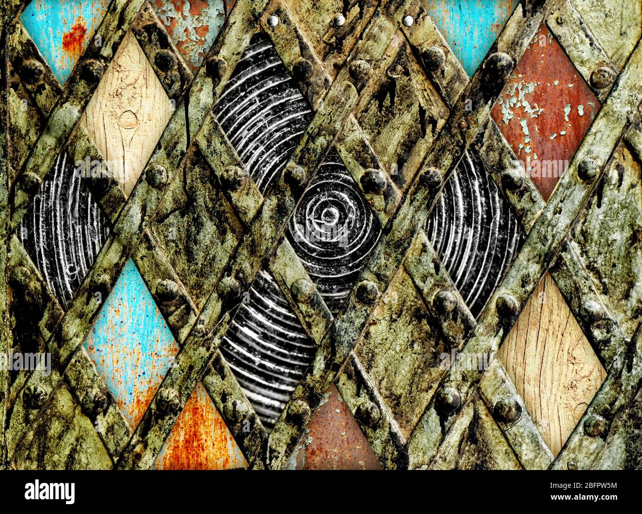 Combination of different textures as background Stock Photo - Alamy