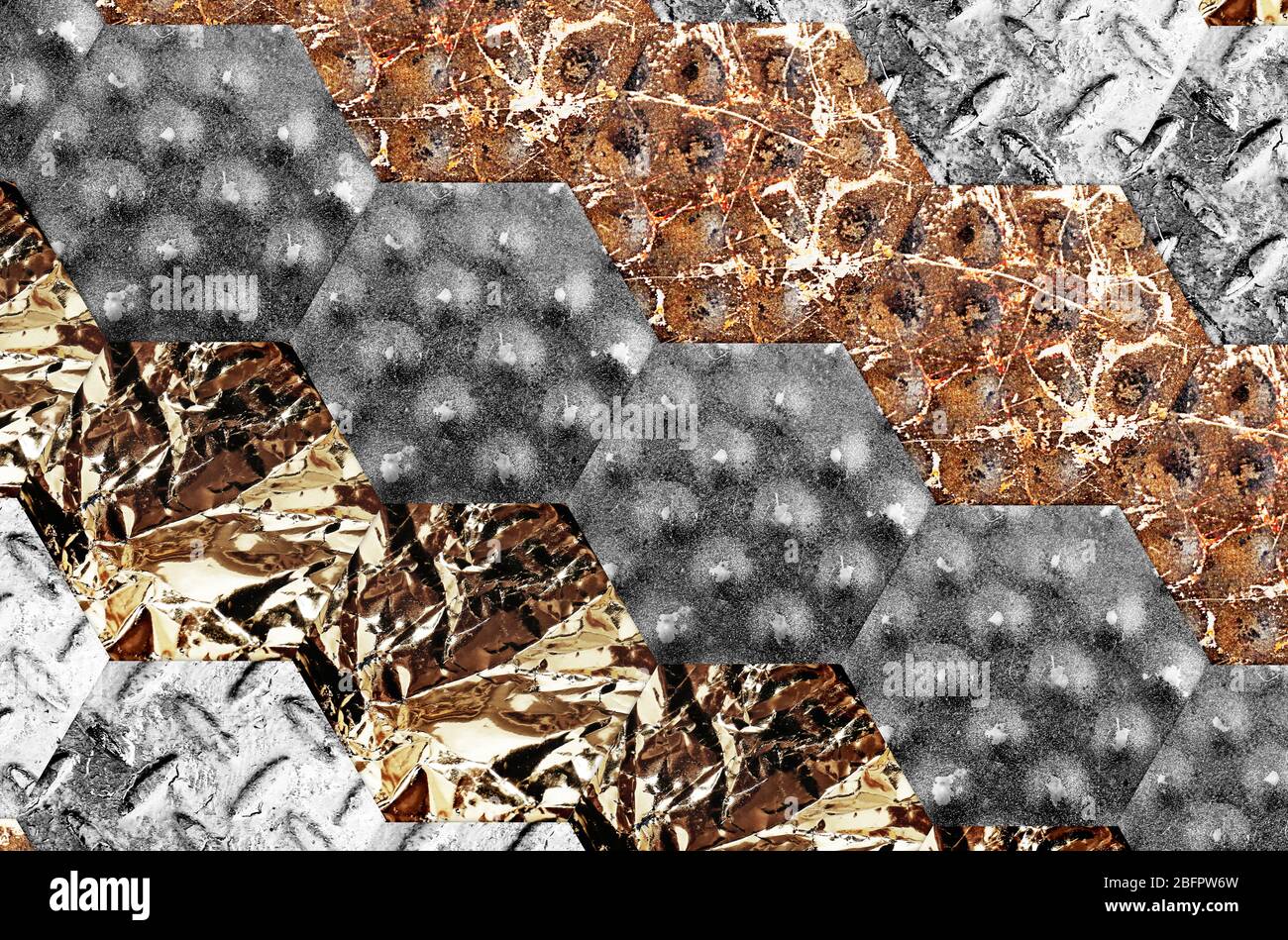 Combination of different textures as background Stock Photo - Alamy