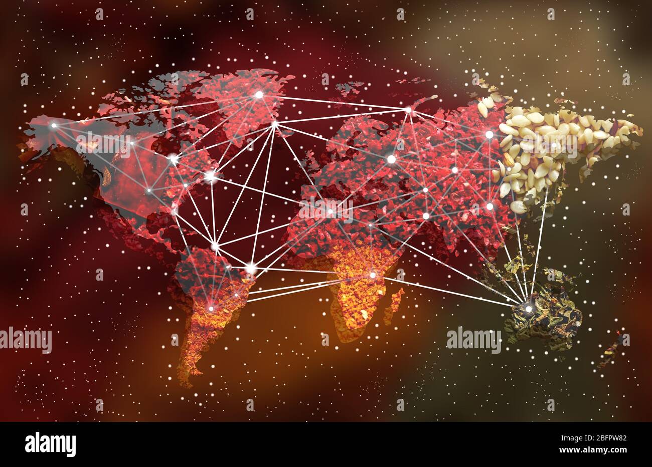 Import export world map by product hi-res stock photography and images ...