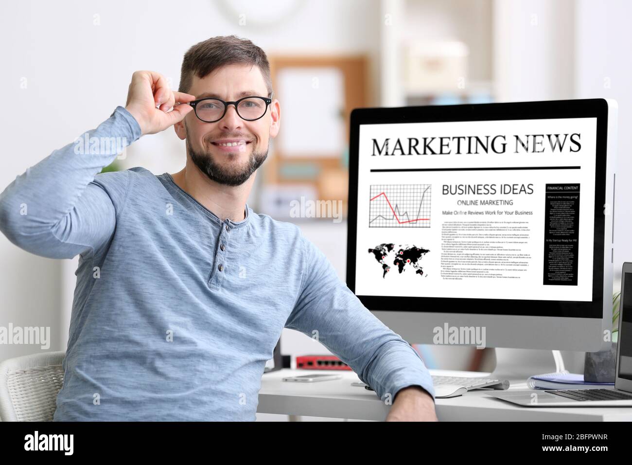 Hacker glasses working on computer hi-res stock photography and images ...