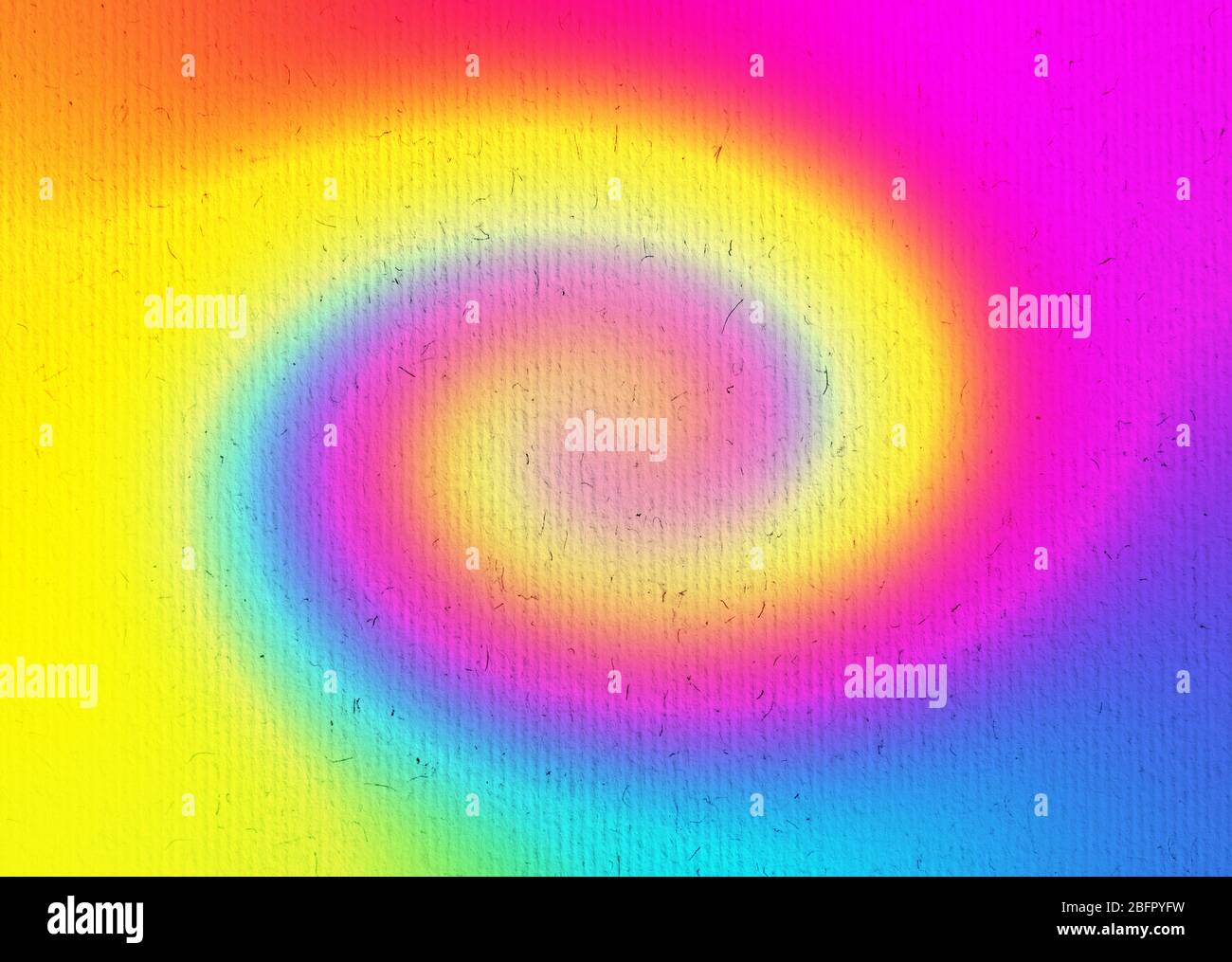 Abstract painting with rainbow colors on paper Stock Photo - Alamy