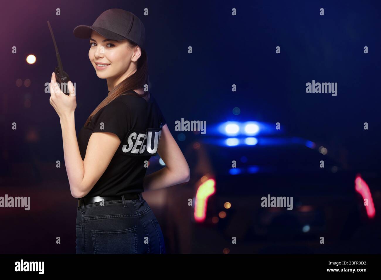 Security guard night patrol hi-res stock photography and images - Alamy