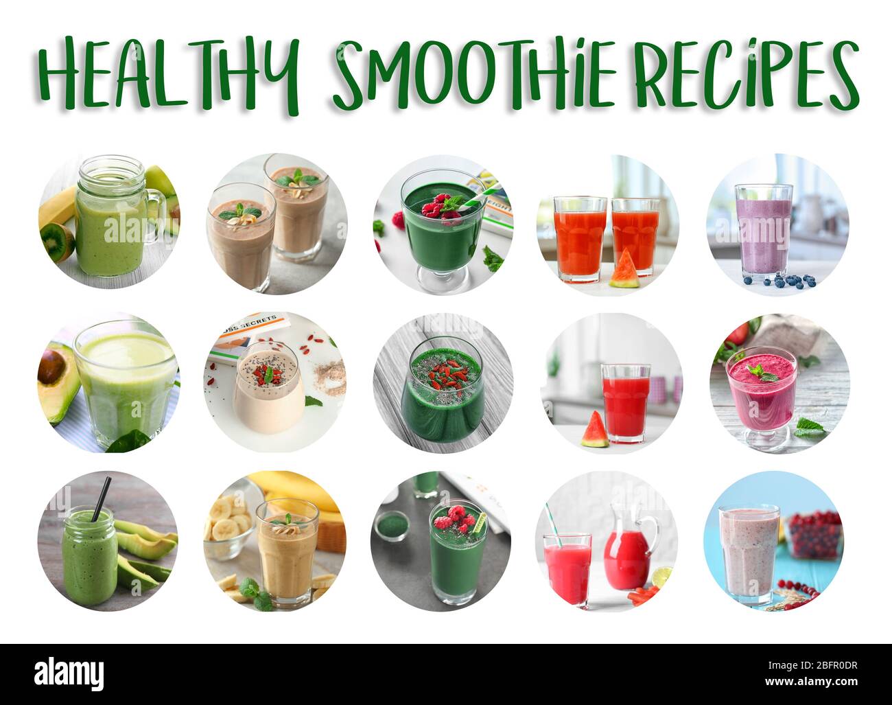 Set different nutritious healthy Cut Out Stock Images & Pictures - Alamy