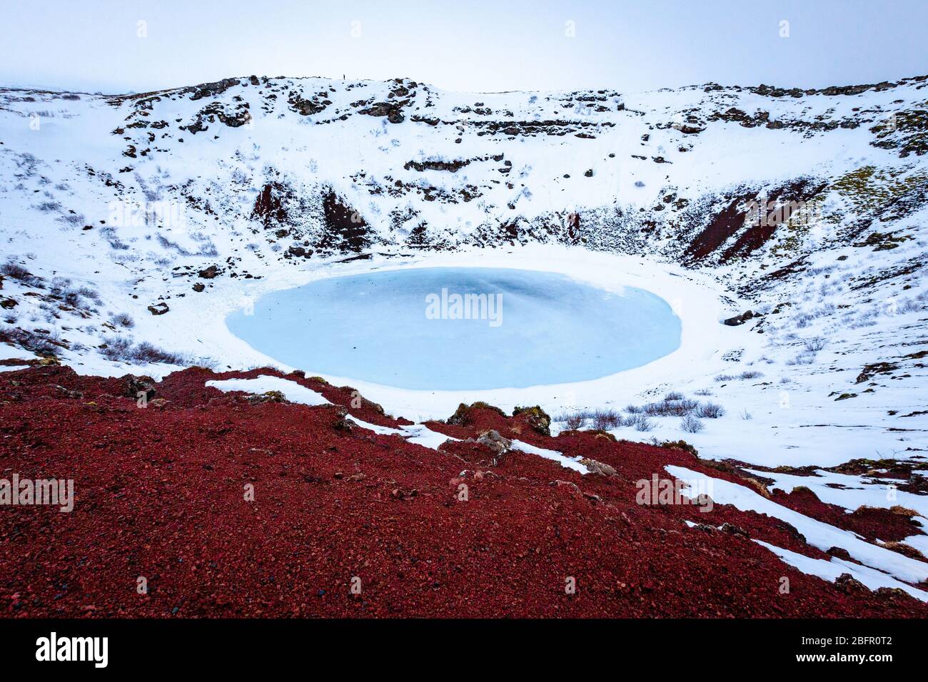 Iceland volcanic crater hi-res stock photography and images - Alamy