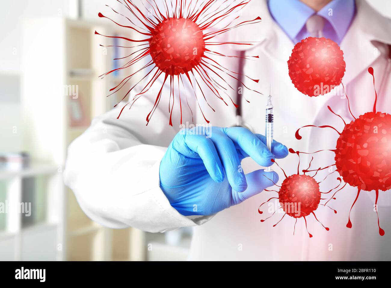 Syringe cancer drug chemotherapy hi-res stock photography and images ...