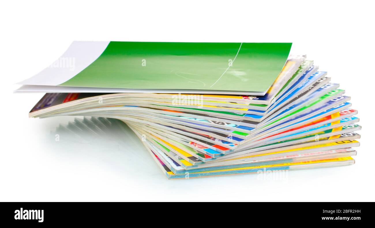 Old library magazines Cut Out Stock Images & Pictures - Alamy