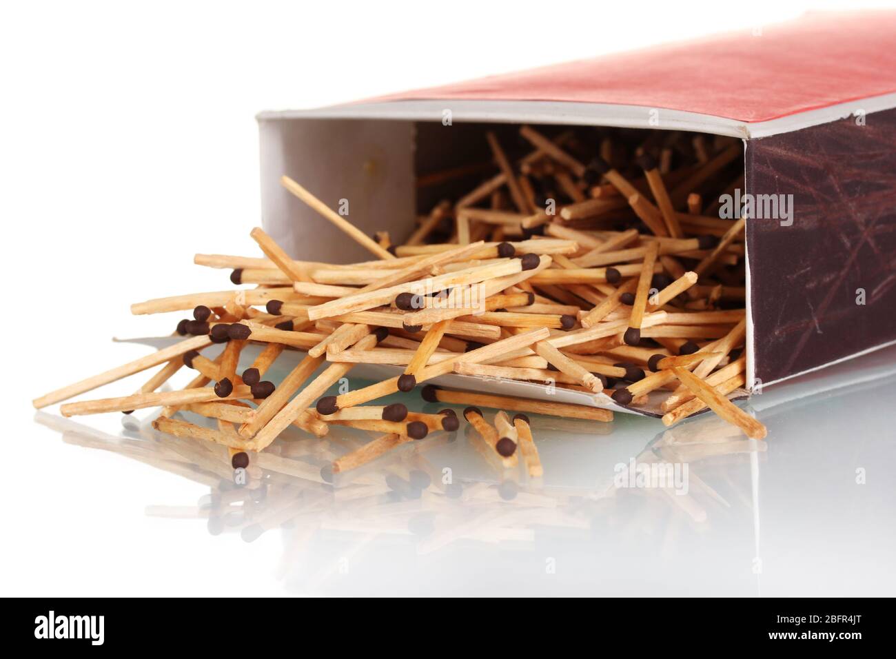 box of matches isolated on white Stock Photo - Alamy