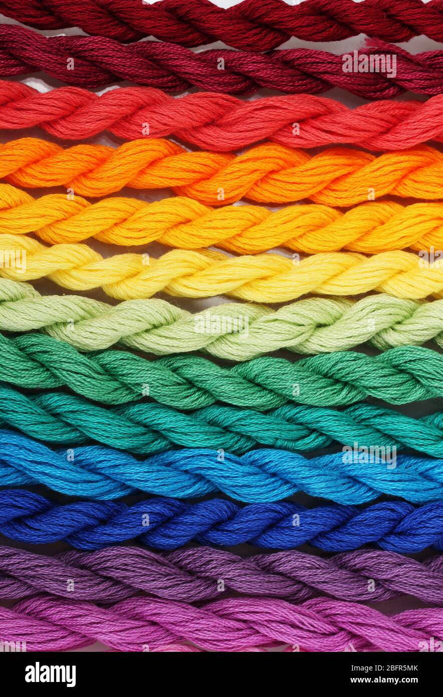 sewing threads for embroidery closeup Stock Photo - Alamy