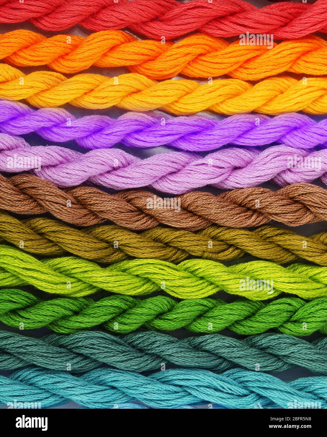 sewing threads for embroidery closeup Stock Photo - Alamy