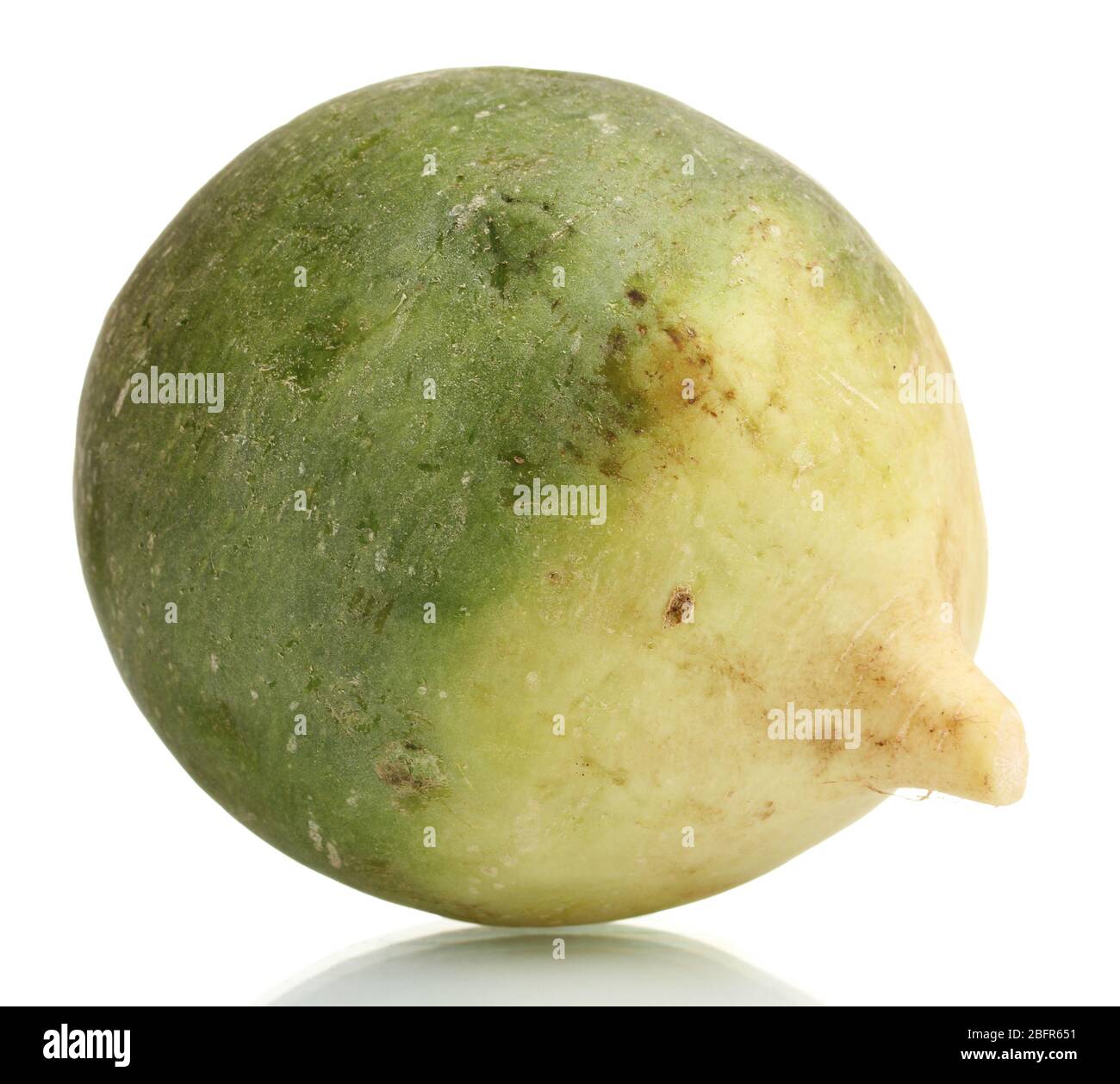 green radish isolated on white Stock Photo - Alamy