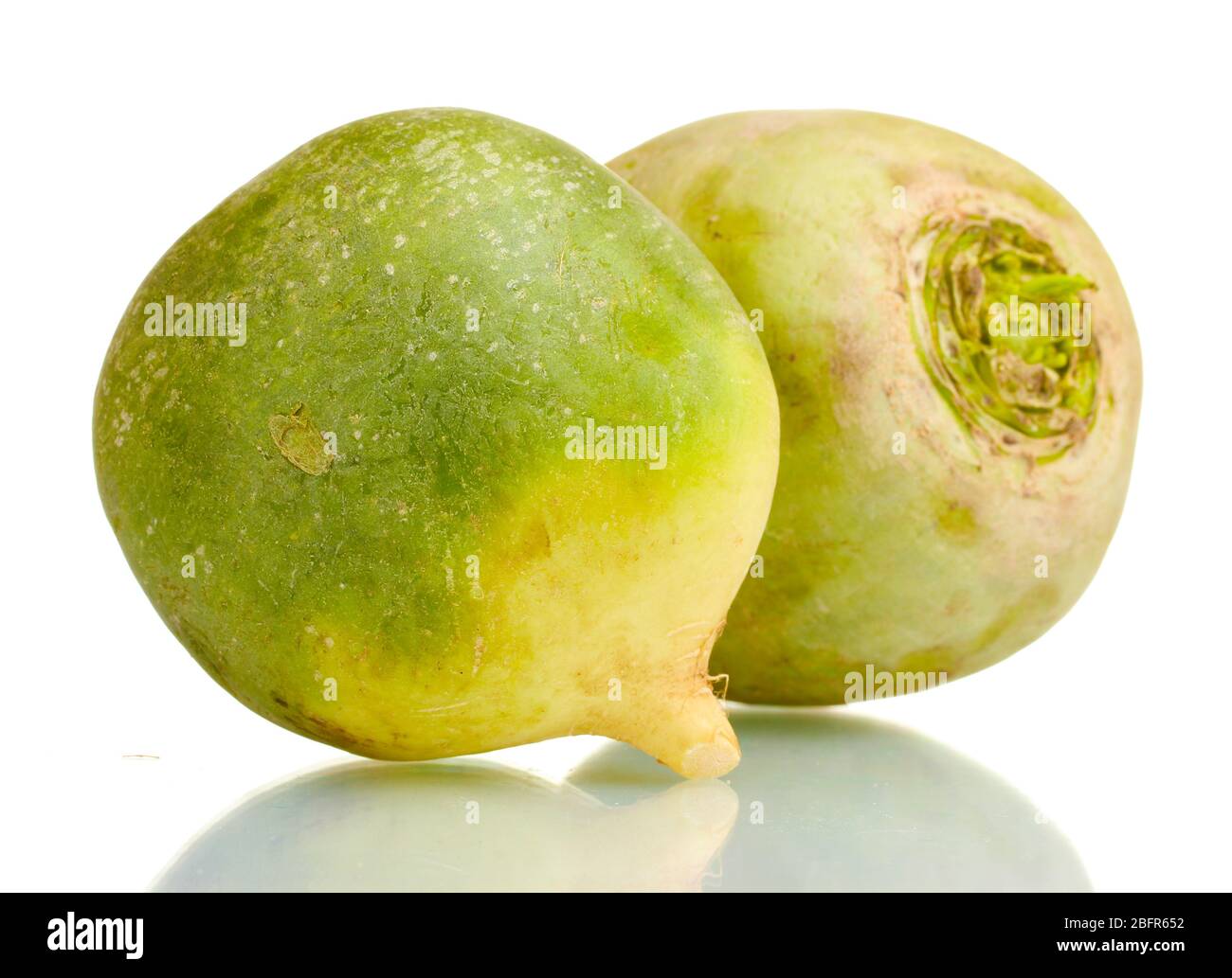 green radish isolated on white Stock Photo - Alamy