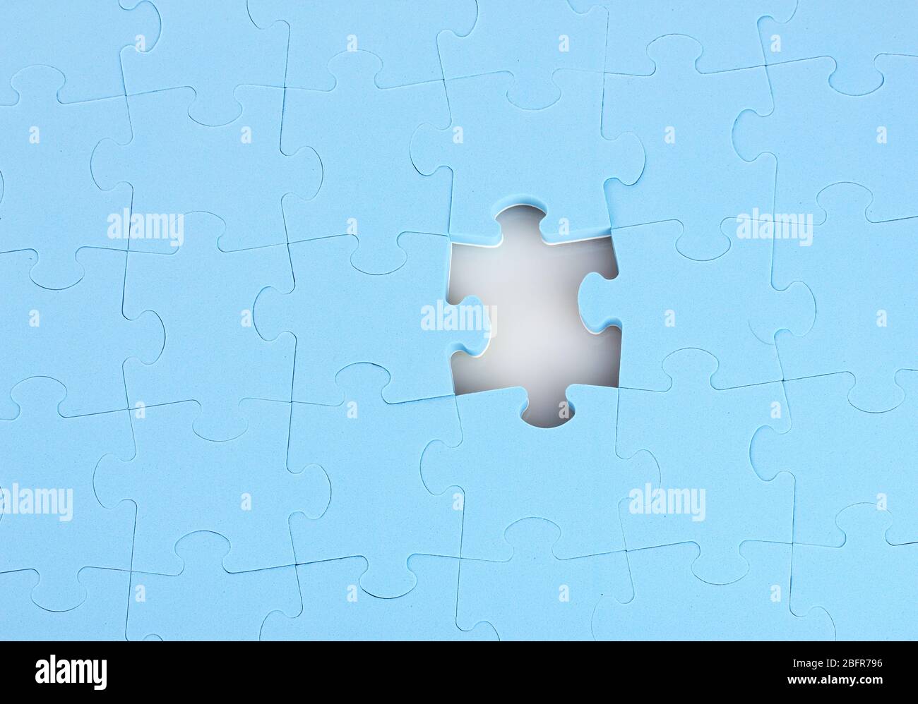 Blue puzzles closeup Stock Photo - Alamy