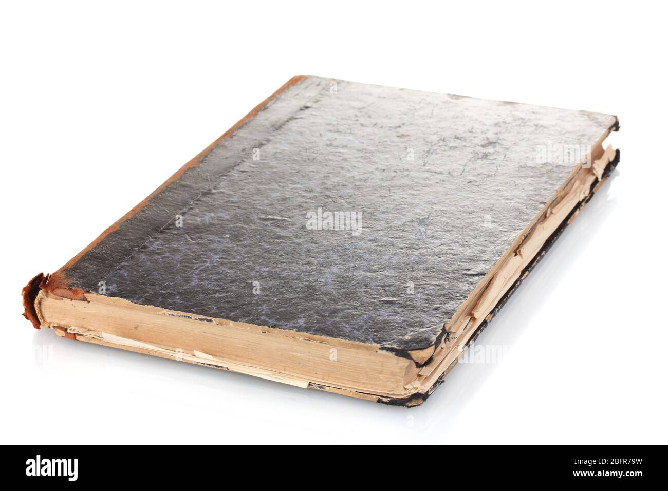 old book isolated on white Stock Photo - Alamy