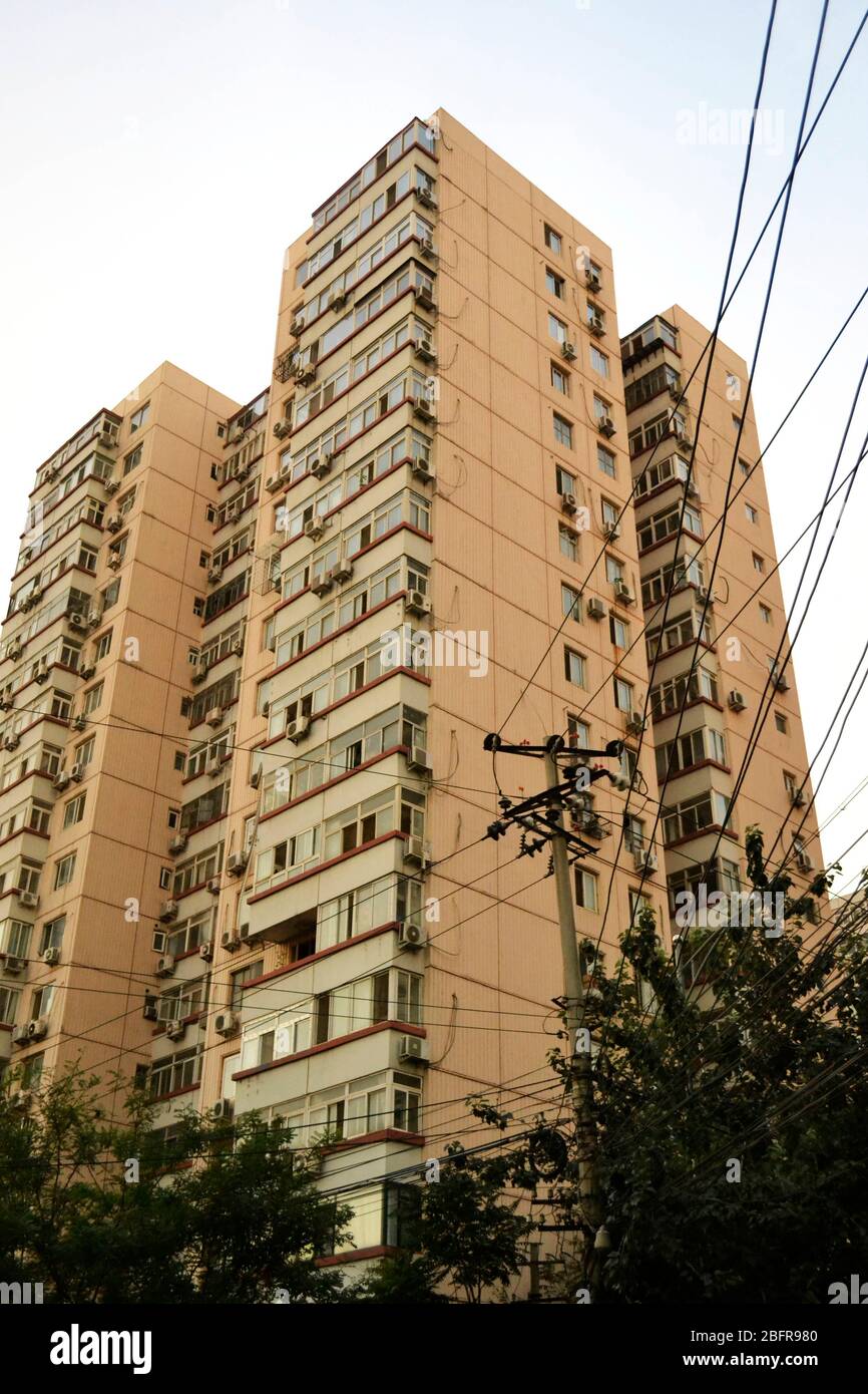 Blocks of flats Stock Photo - Alamy