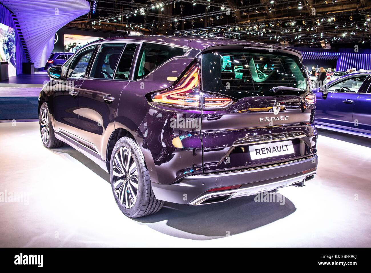 Brussels, Belgium, Jan 2020 Renault Espace V, Brussels Motor Show ...