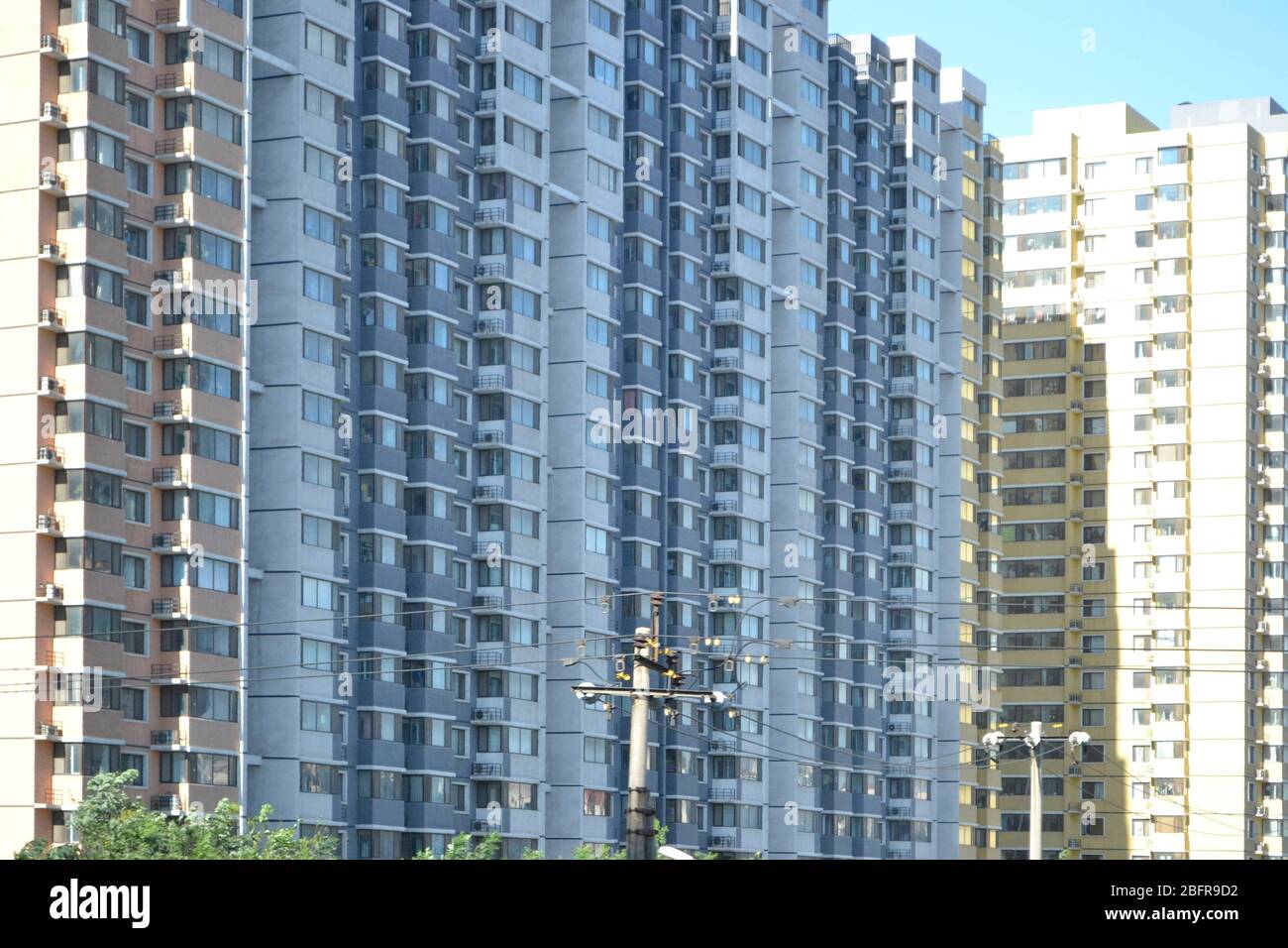 Blocks of flats Stock Photo - Alamy
