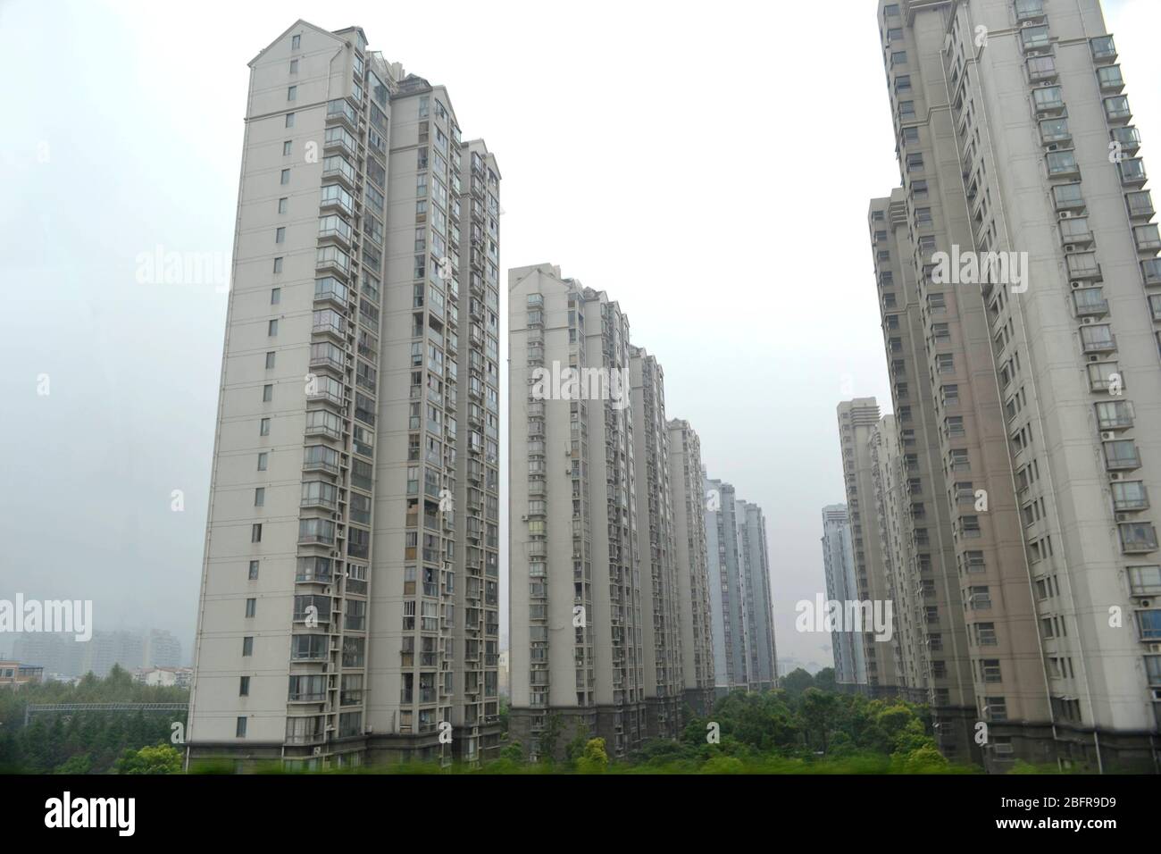 Blocks of flats Stock Photo - Alamy