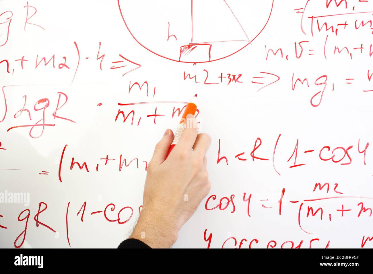 Physics formulas on hand hi-res stock photography and images - Alamy