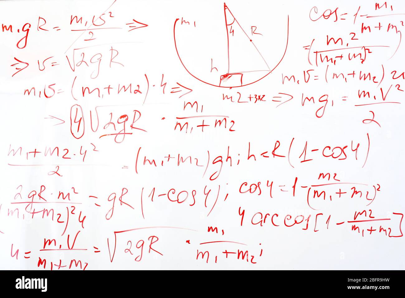 Physics teacher whiteboard hi-res stock photography and images - Alamy