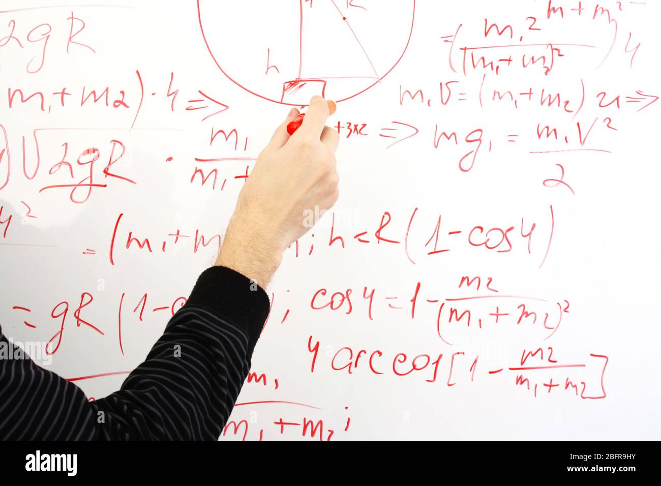 Physics formulas on hand hi-res stock photography and images - Alamy
