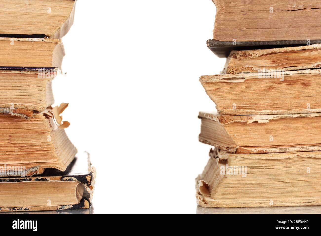 Pile of old books closeup Stock Photo - Alamy