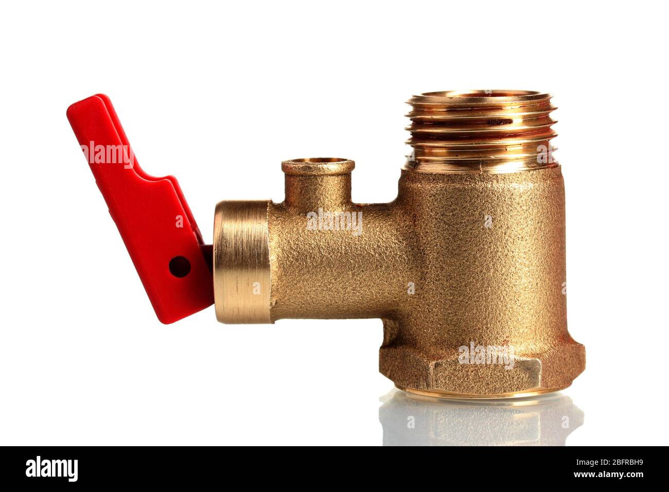 Water valve isolated on white Stock Photo - Alamy
