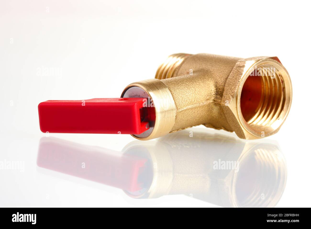 Water valve isolated on white Stock Photo - Alamy