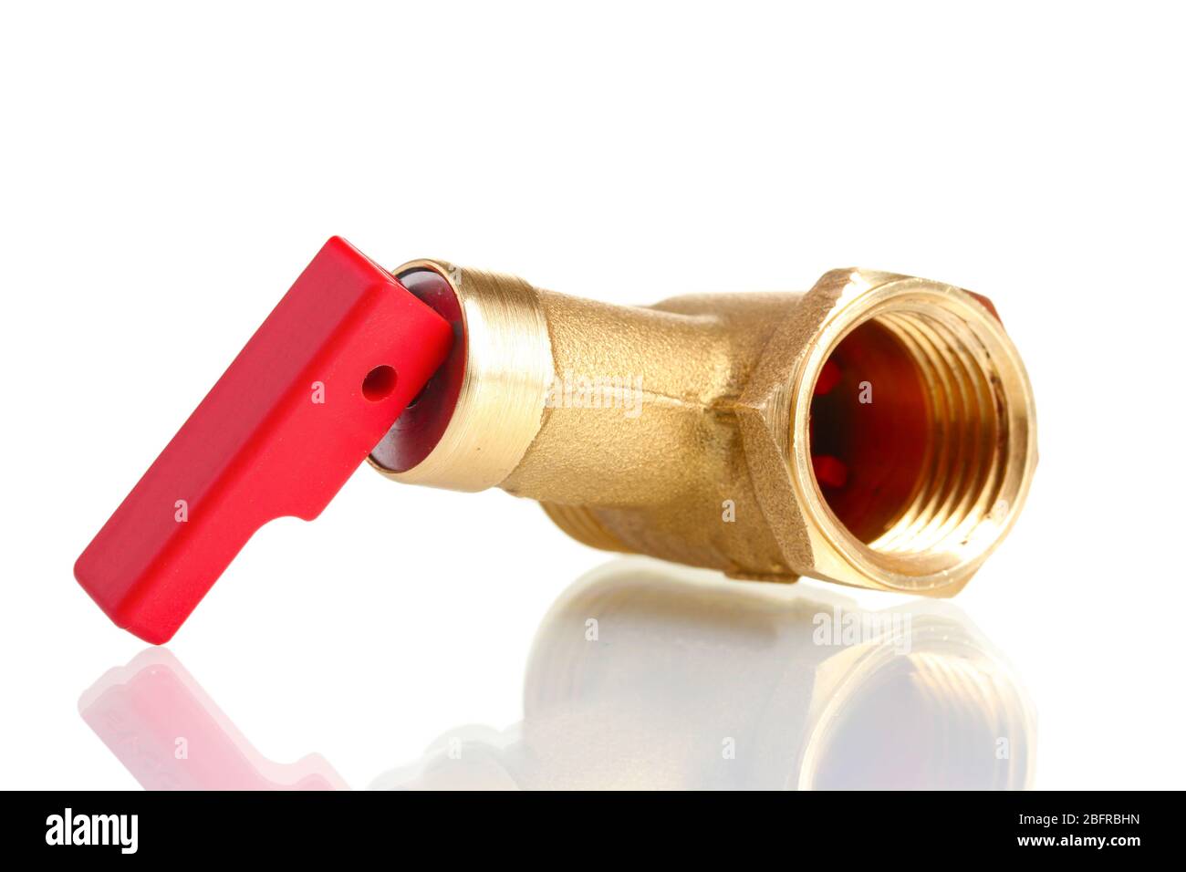 Water valve isolated on white Stock Photo - Alamy