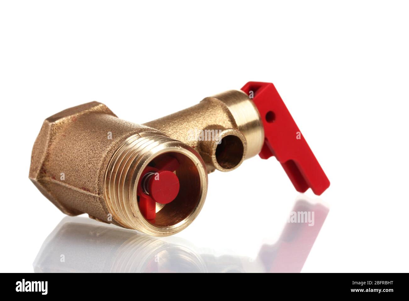 Water valve isolated on white Stock Photo - Alamy