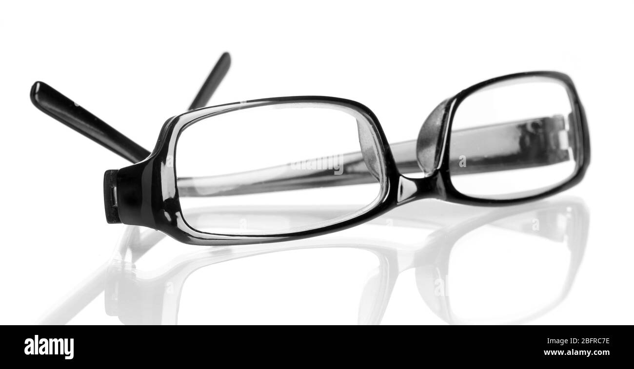 beautiful glasses isolated on white Stock Photo - Alamy