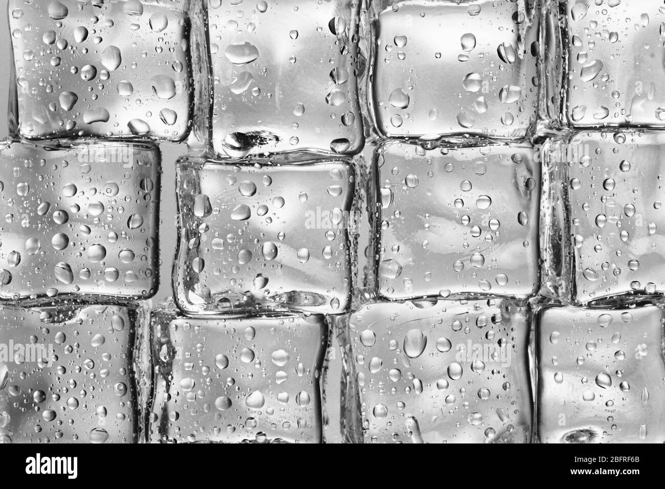 Melting ice cubes closeup Stock Photo - Alamy