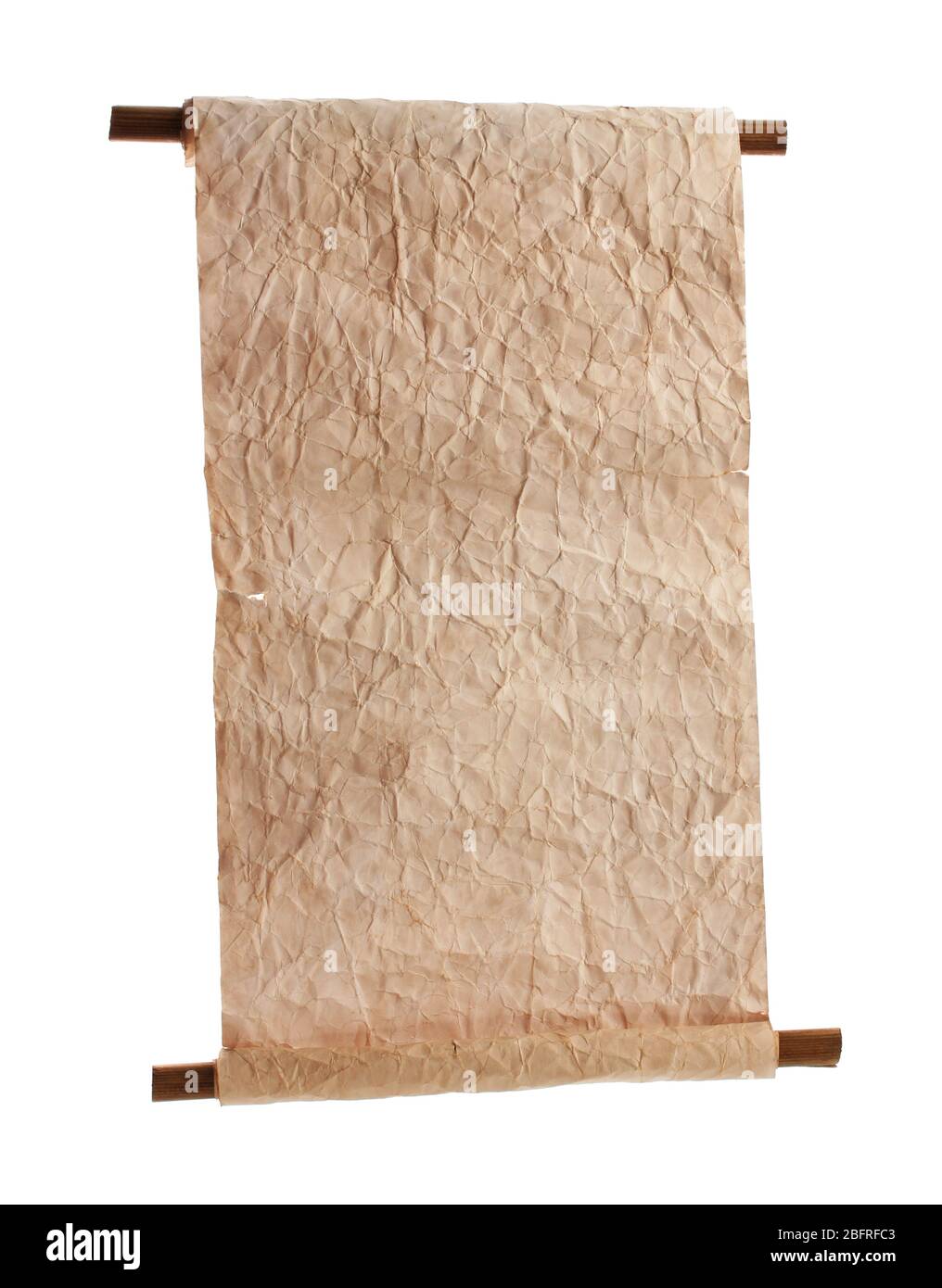 Old scroll isolated on white Stock Photo - Alamy