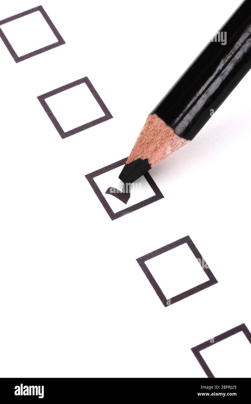 Formular checkbox hi-res stock photography and images - Alamy