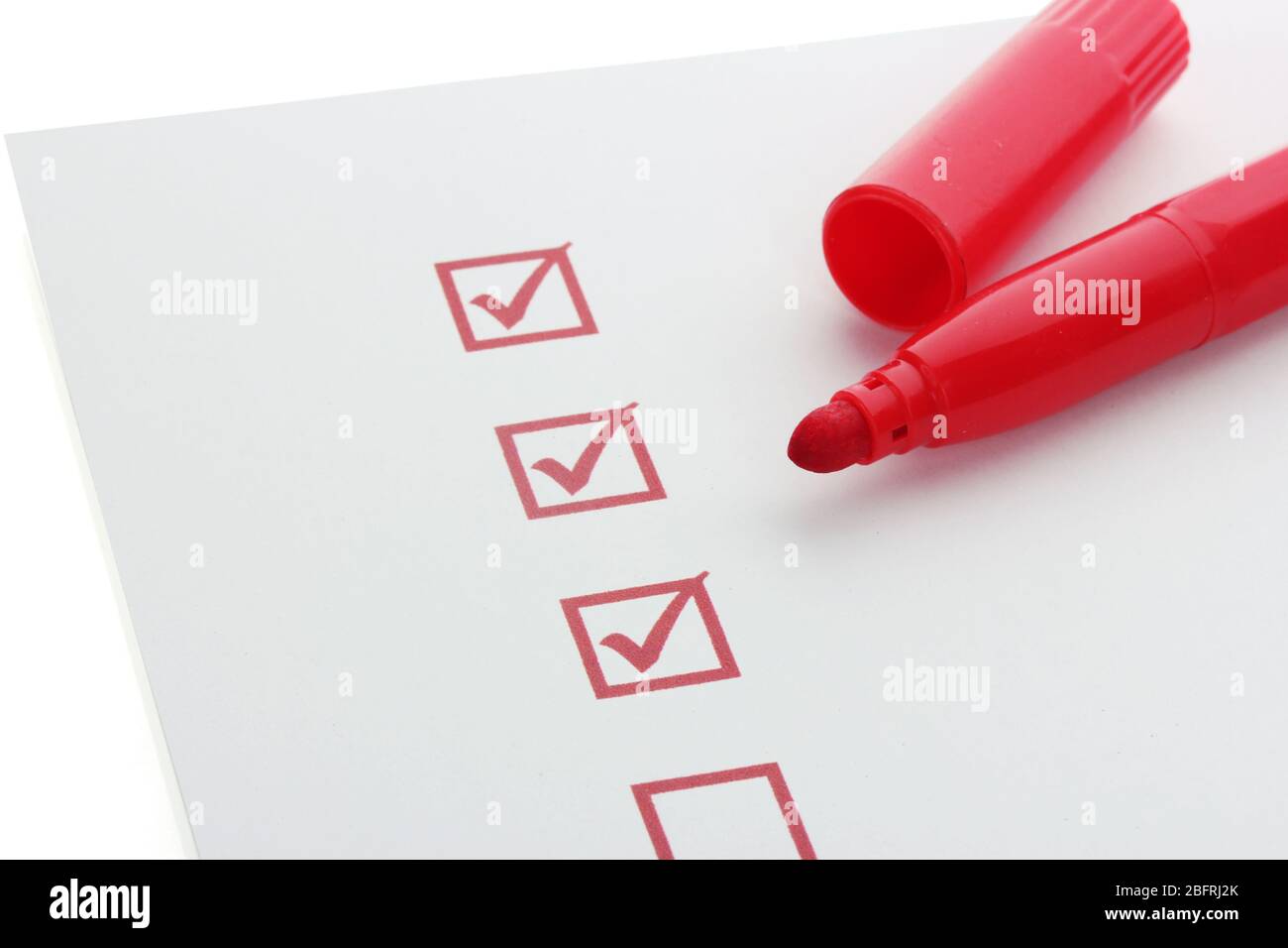 Formular checkbox hi-res stock photography and images - Alamy