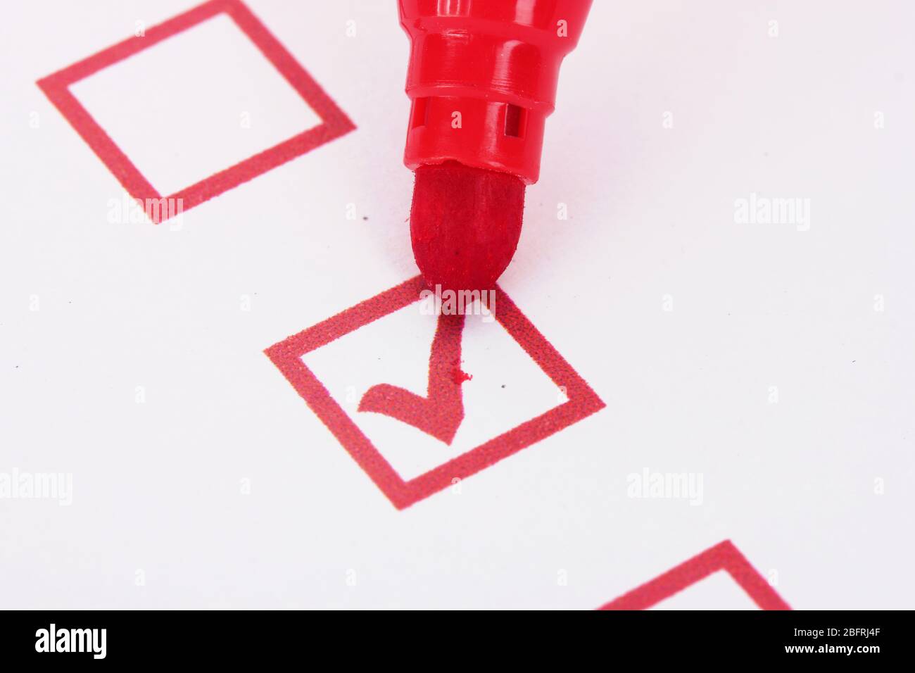 Formular checkbox hi-res stock photography and images - Alamy