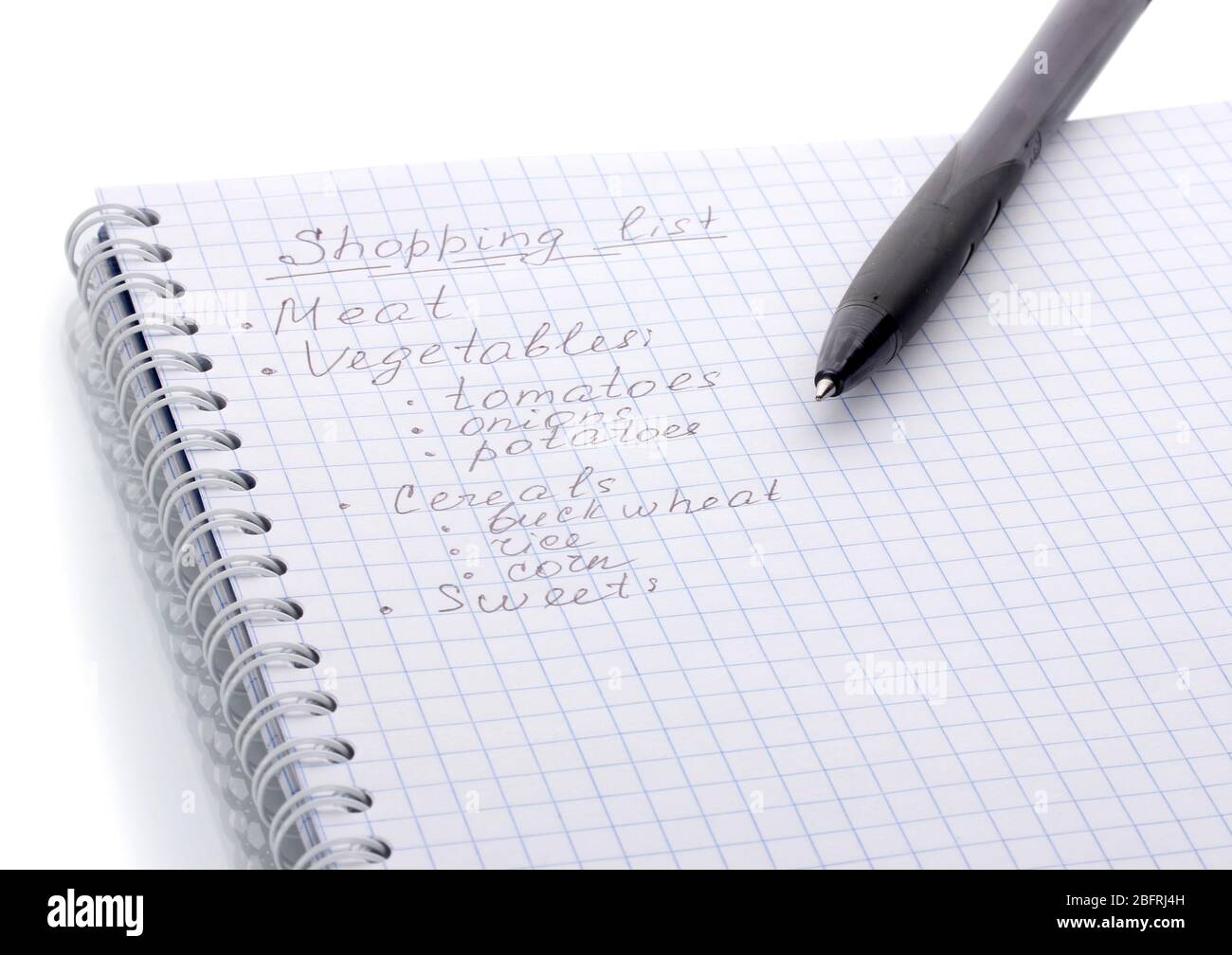 Memorizing list hi-res stock photography and images - Alamy