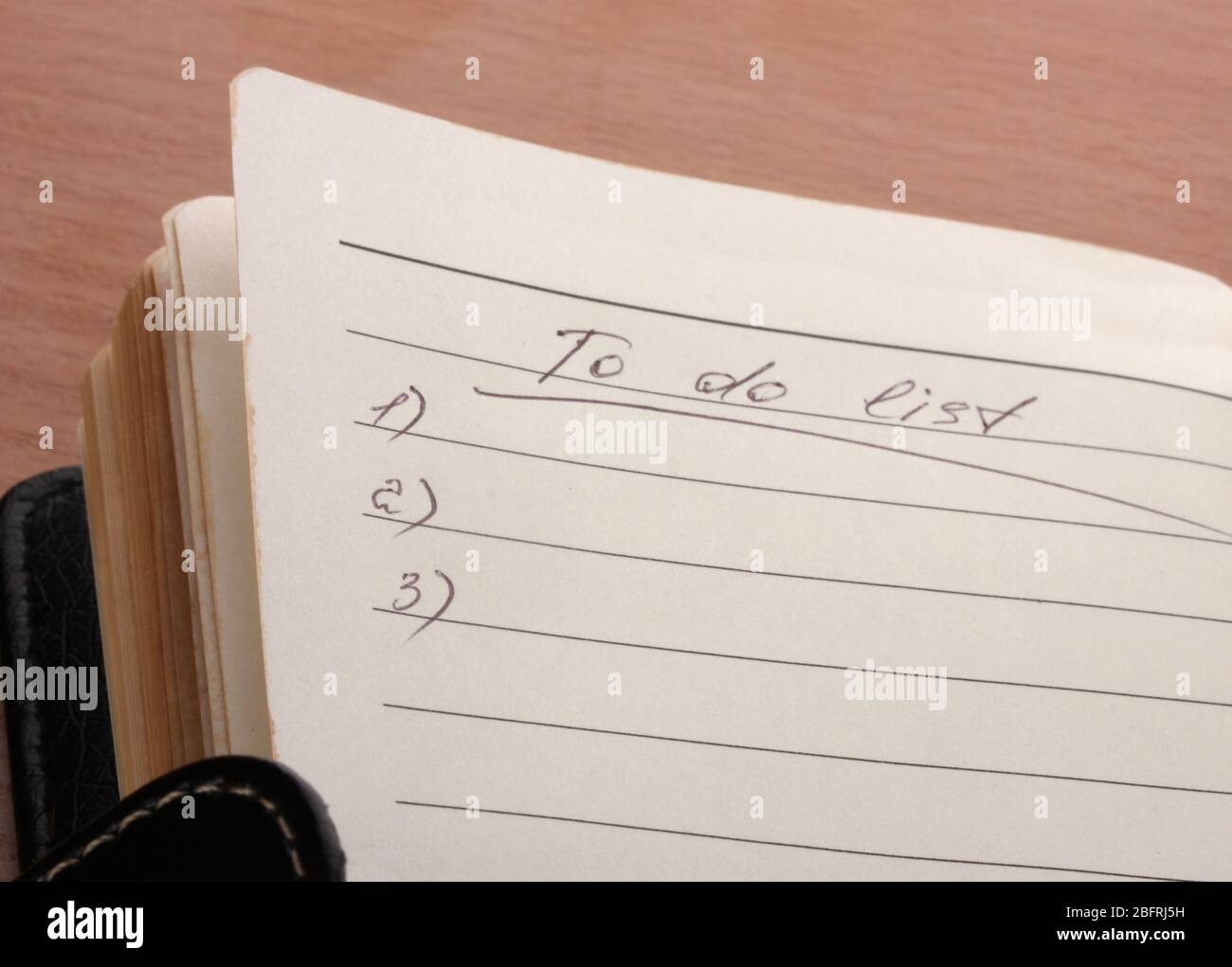 Memorizing list hi-res stock photography and images - Alamy