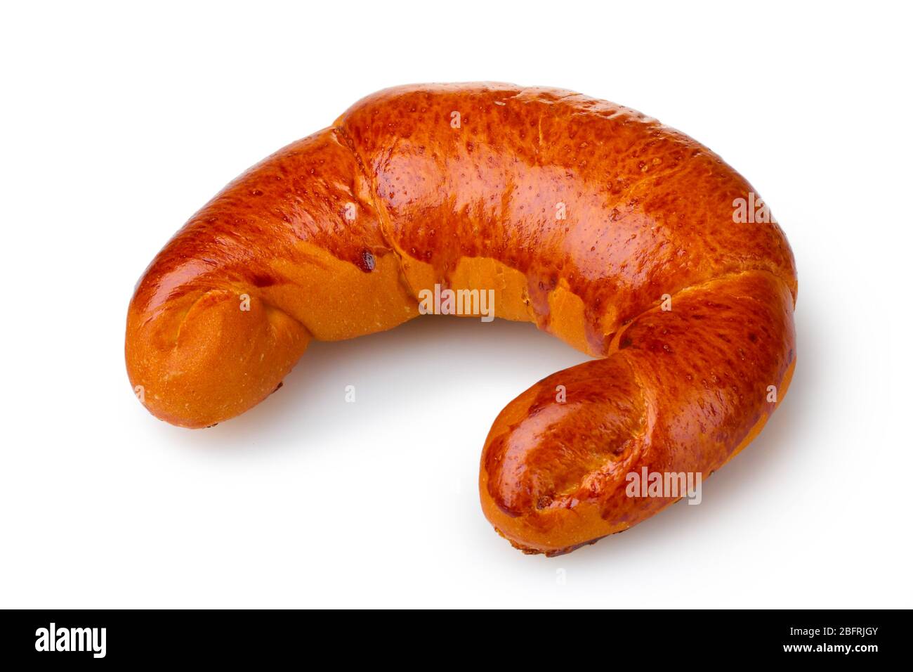 One bagel isolated on white Stock Photo - Alamy