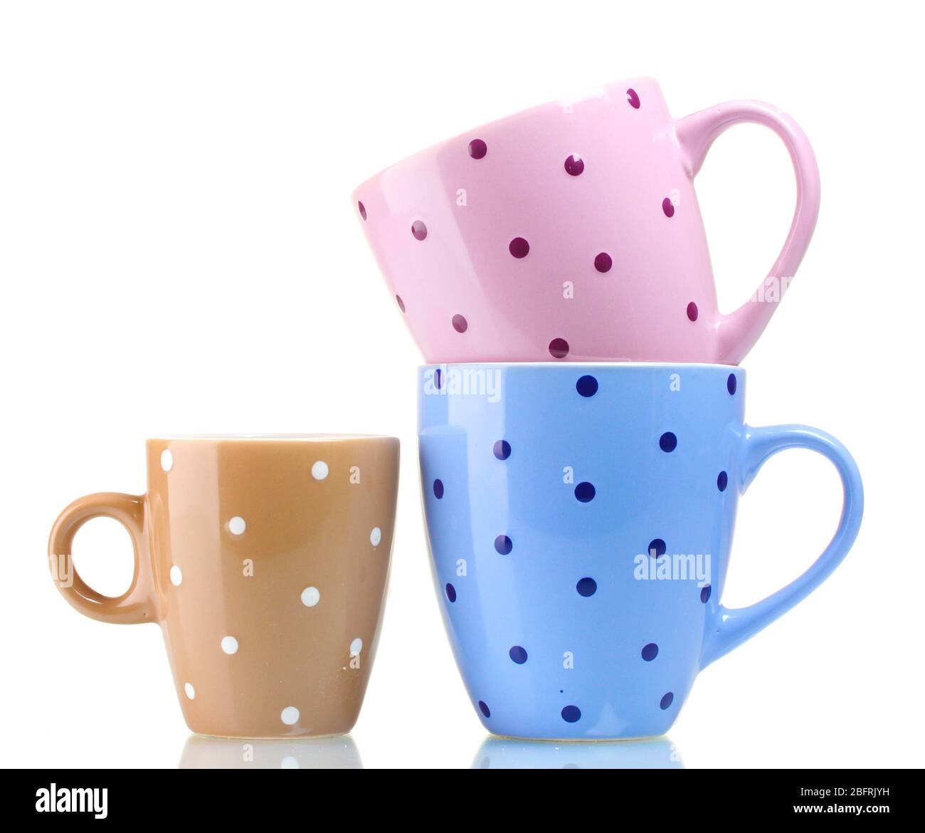 Three shiny cups isolated on hi-res stock photography and images - Alamy