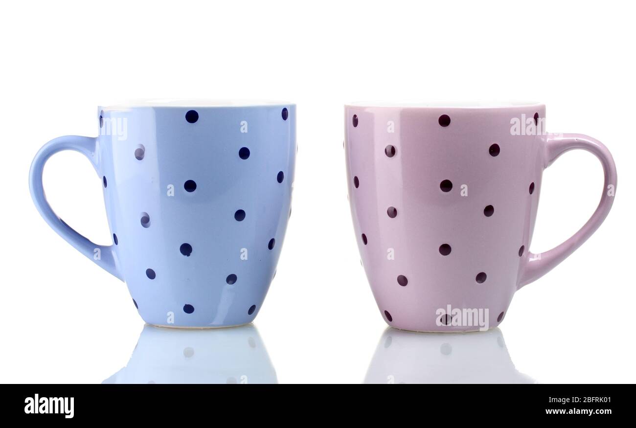 Closeup two cups tea Cut Out Stock Images & Pictures - Alamy