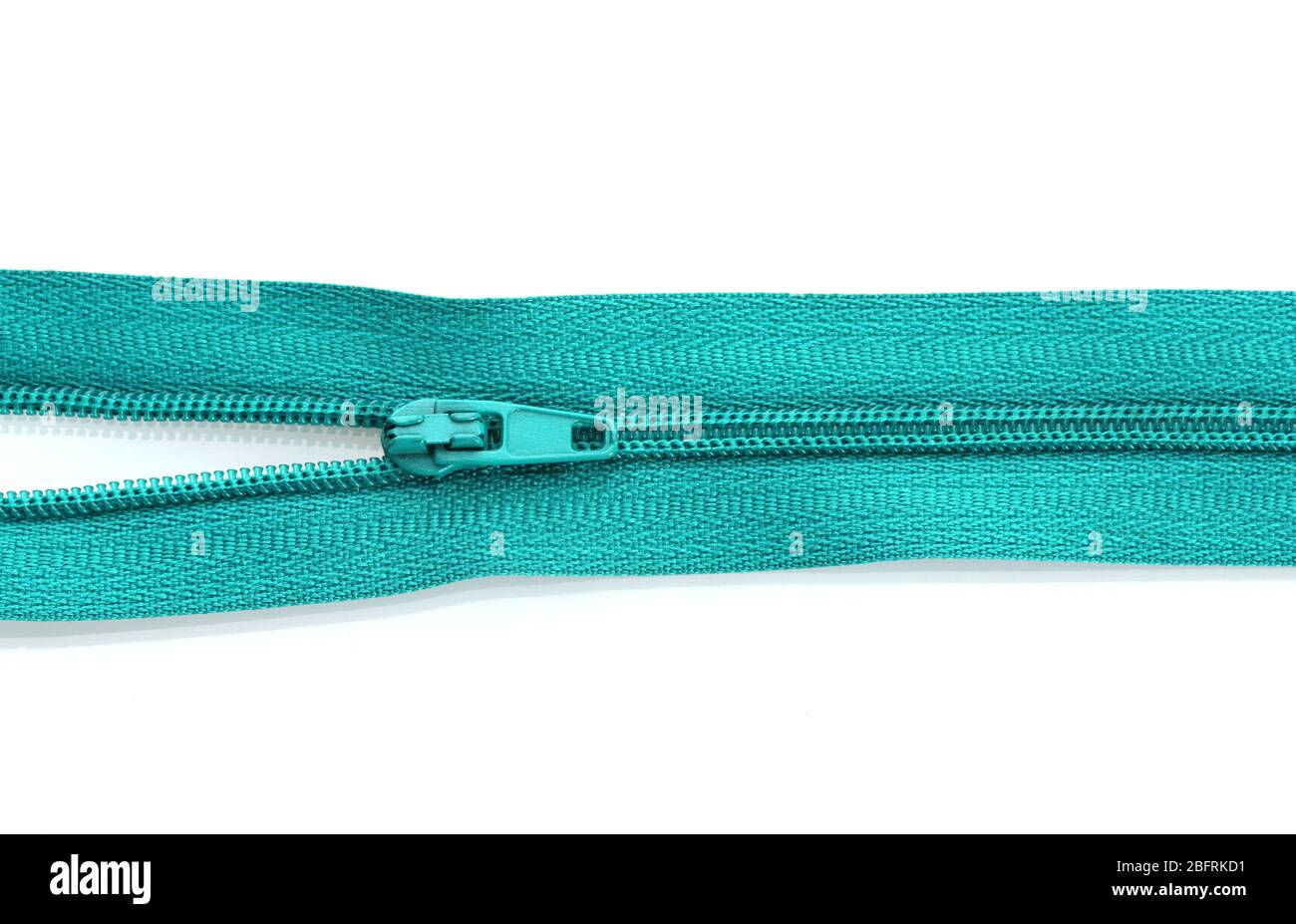 Green zipper isolated on white Stock Photo - Alamy